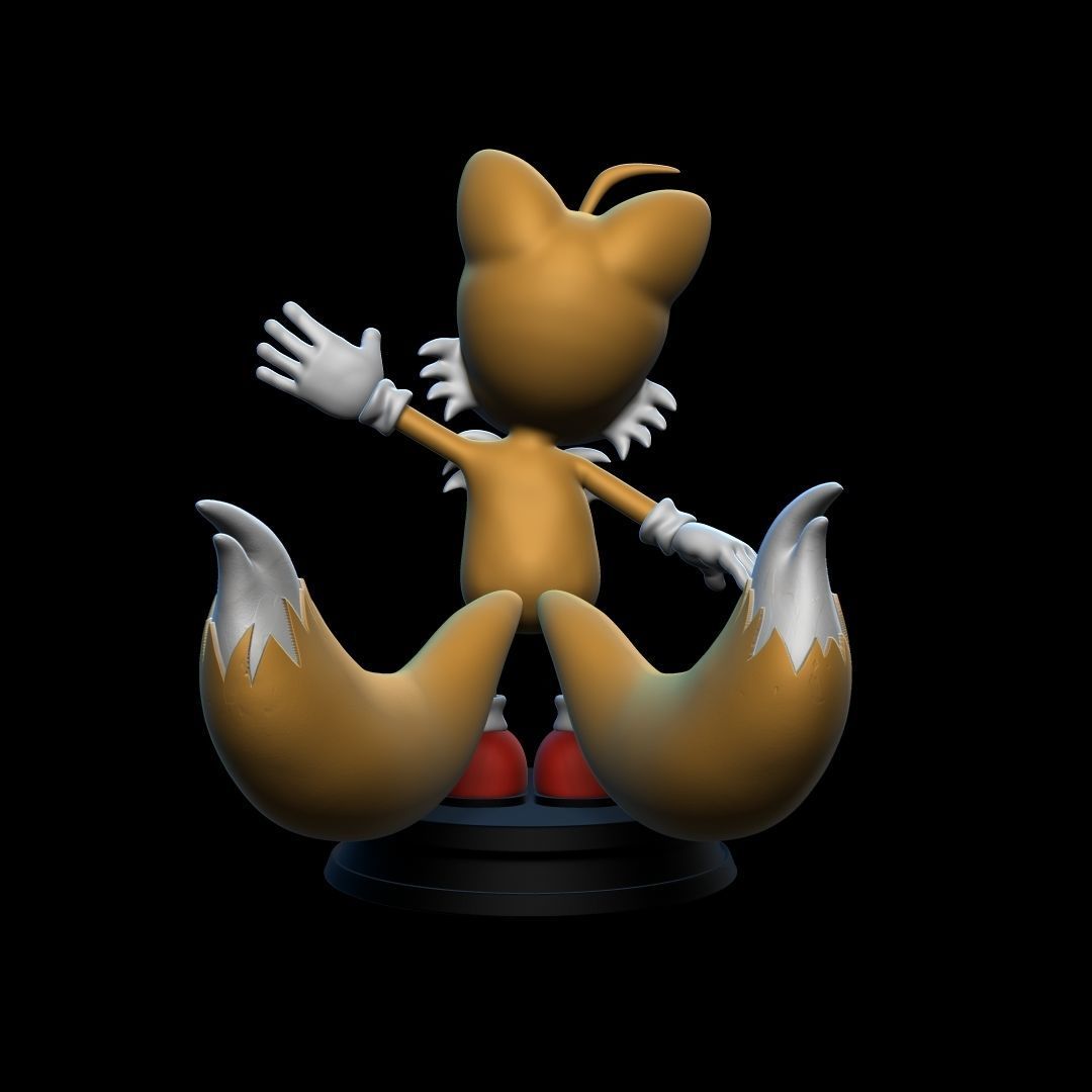 TAILS SONIC 3D model 3D printable | CGTrader
