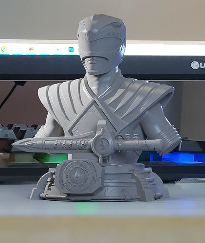 Green Ranger 3D model 3D printable | CGTrader