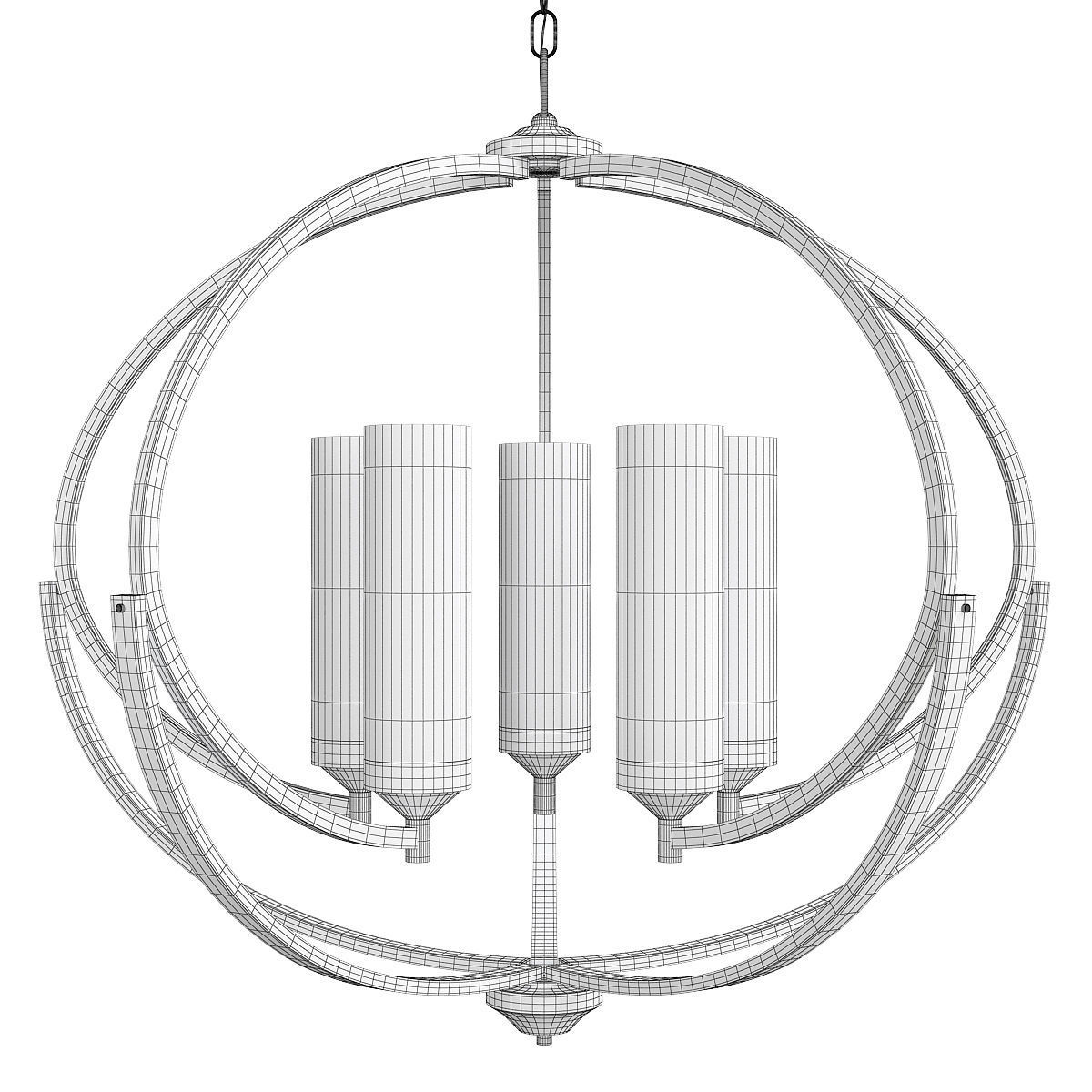 3D model Luxury Mediterranean Chandelier VR / AR / low-poly | CGTrader