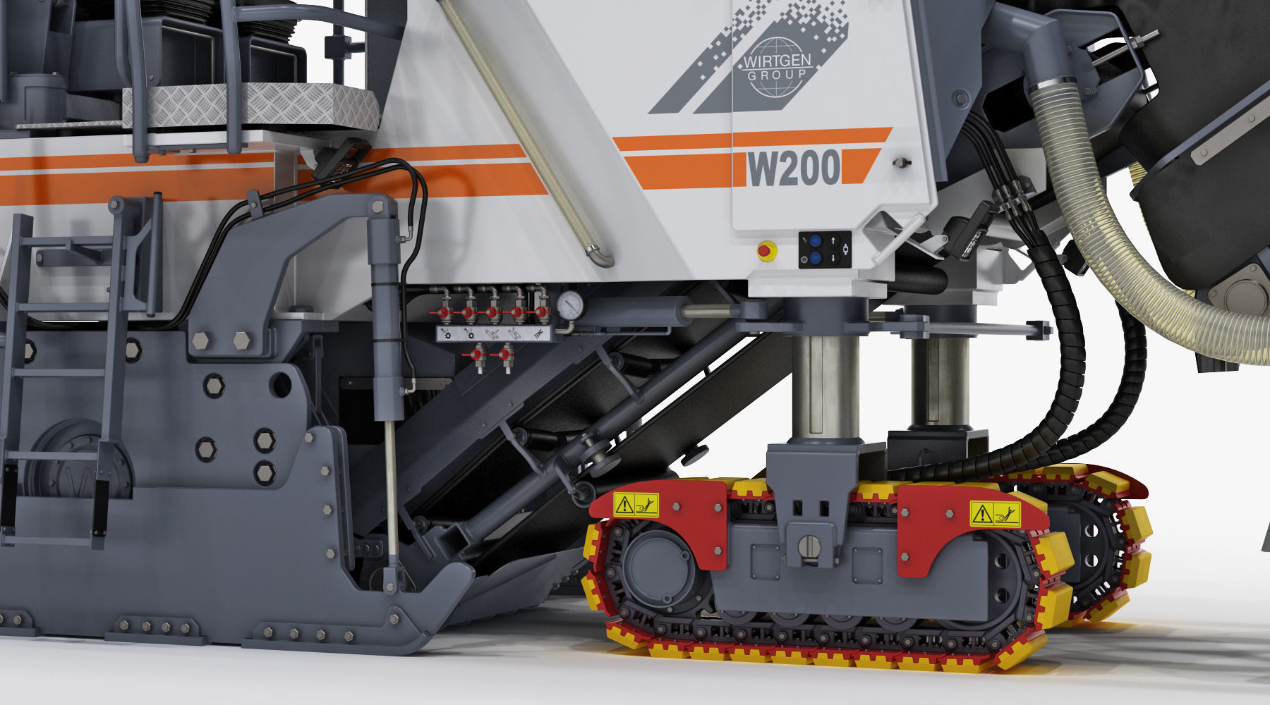 Asphalt Milling Machine 3D model | CGTrader