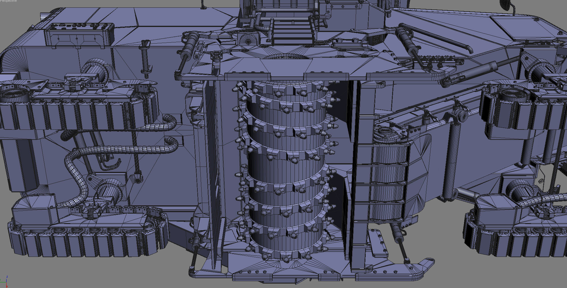 Asphalt Milling Machine 3D model | CGTrader