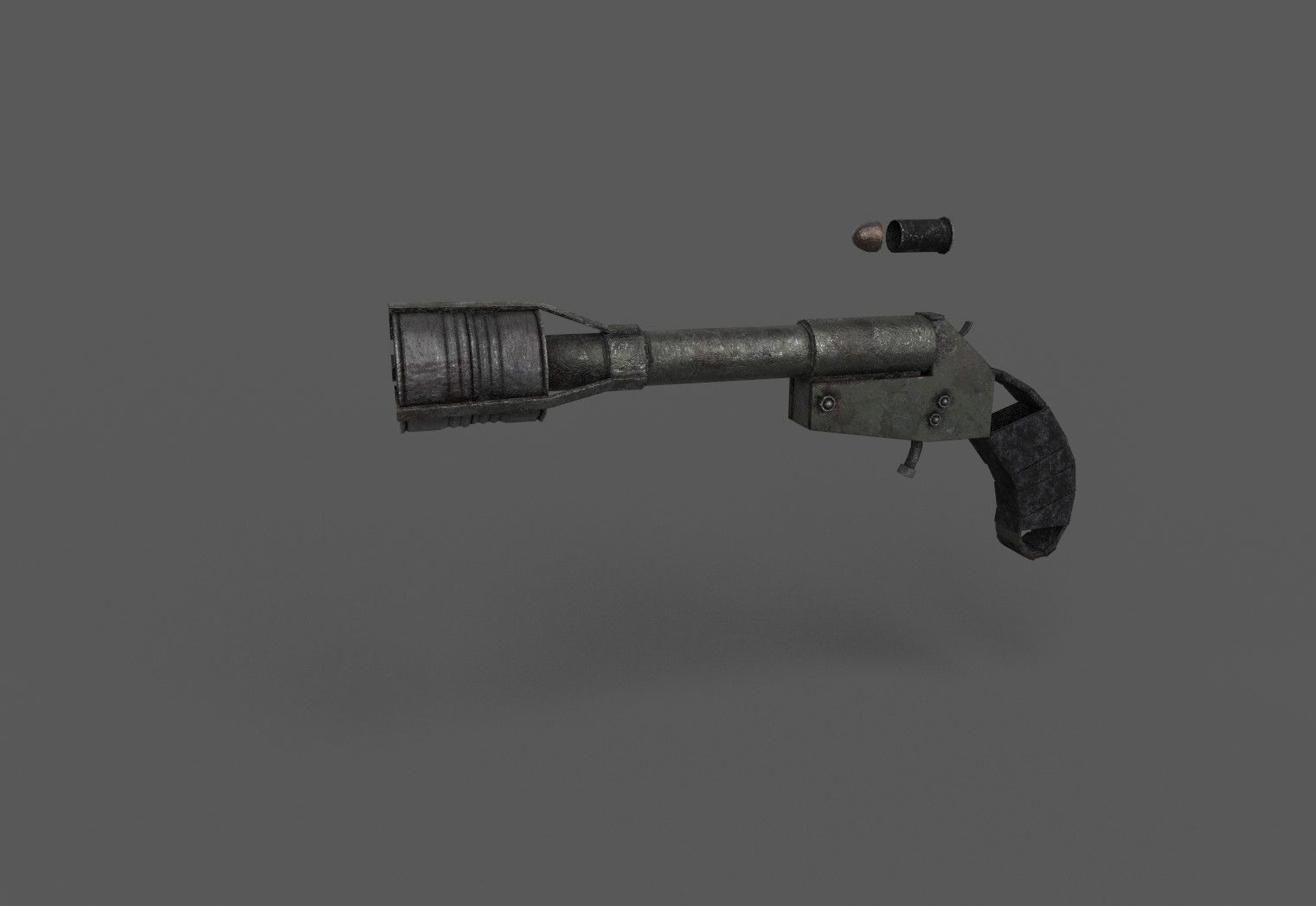 Homemade pistol free VR / AR / low-poly 3D model | CGTrader