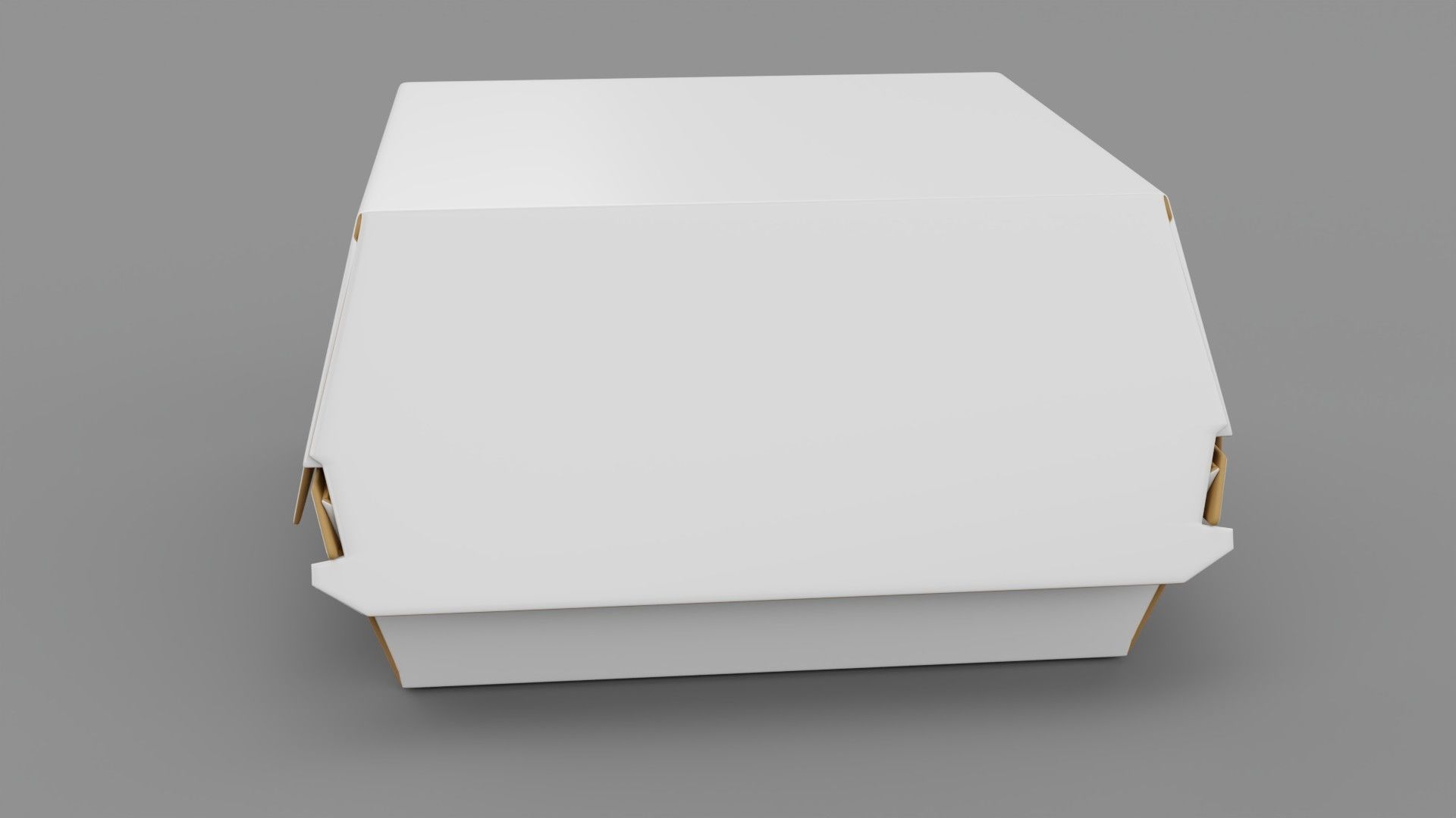 3D model Empty packages burger box VR / AR / low-poly | CGTrader
