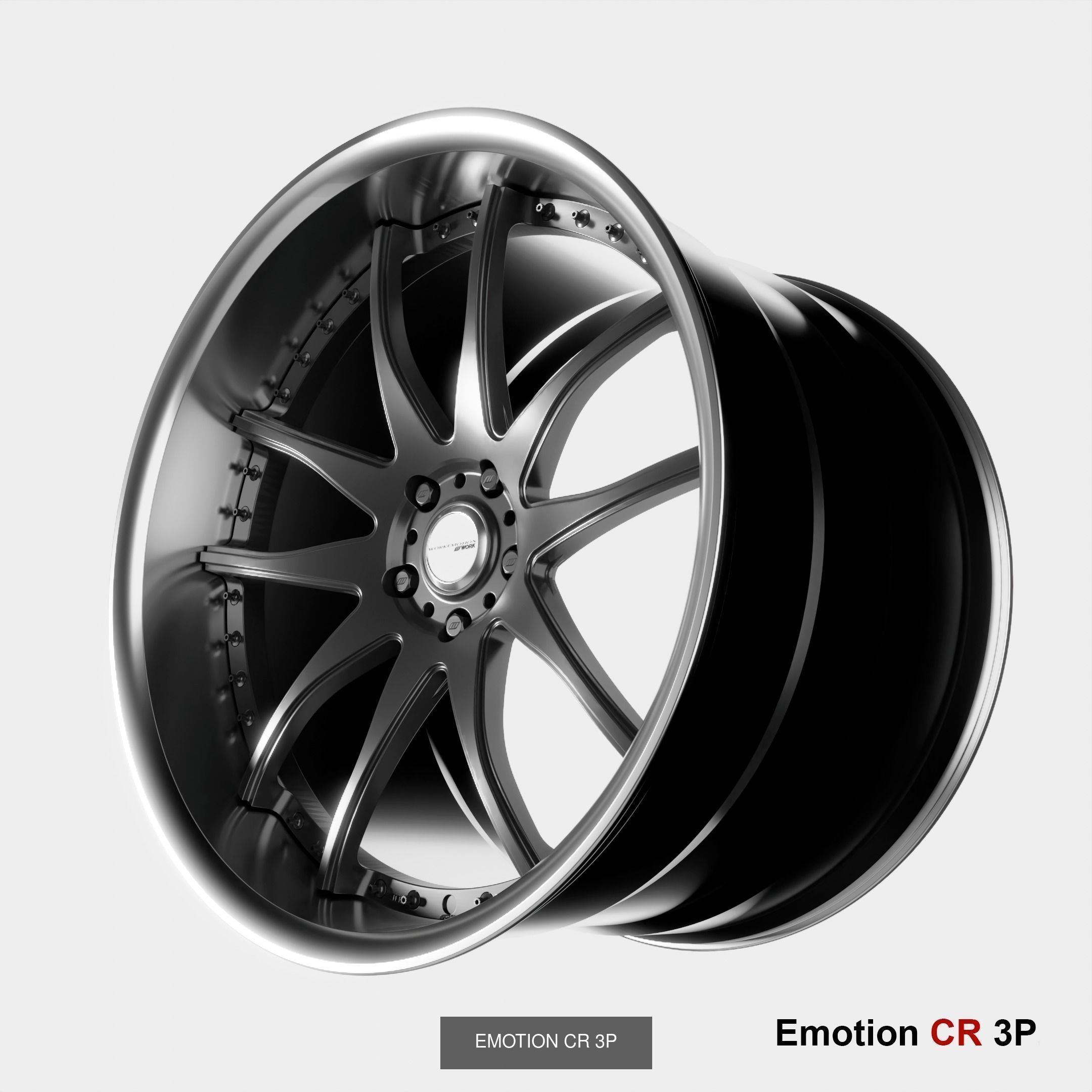 Work emotion wheels pack 3D Model Collection | CGTrader