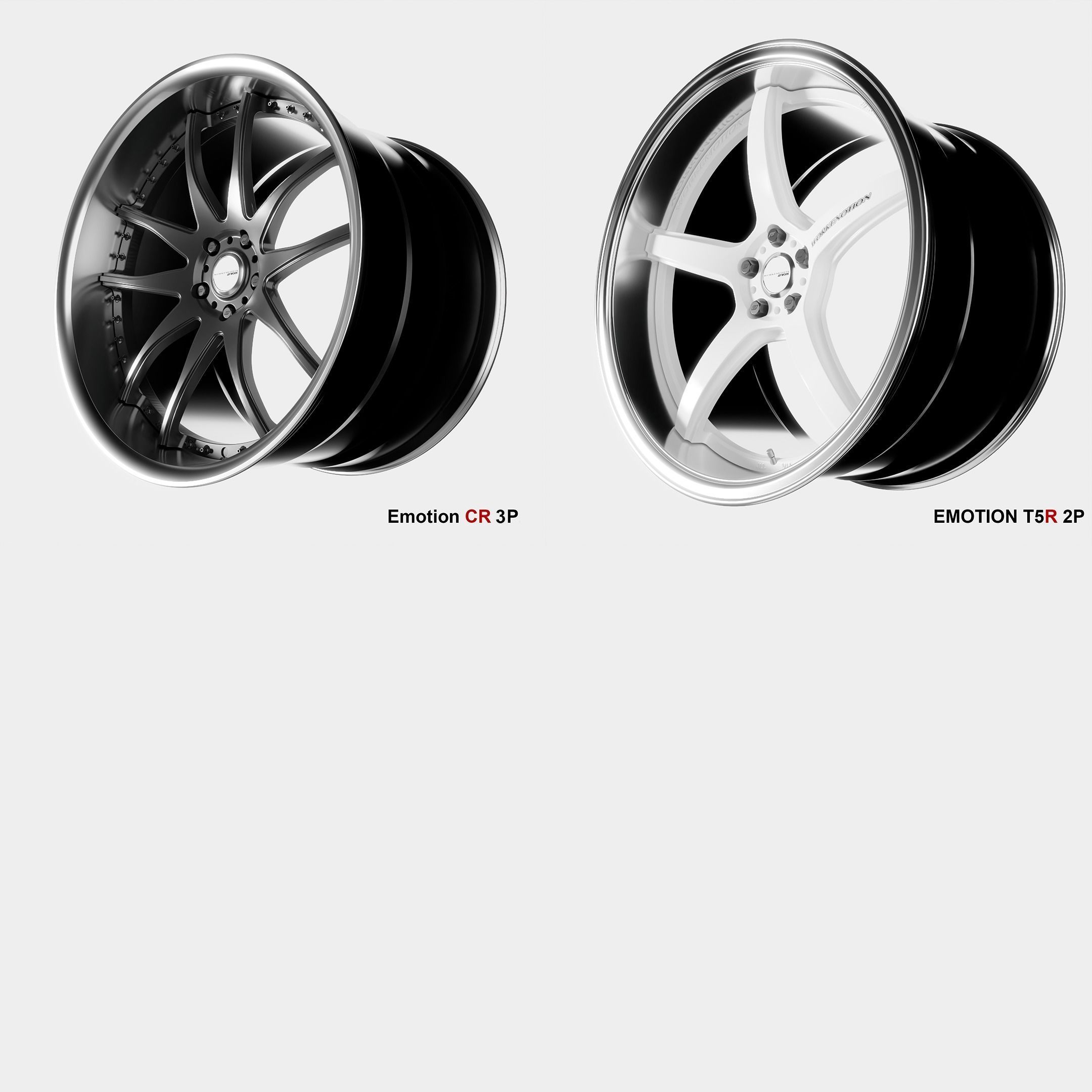 Work emotion wheels pack 3D Model Collection | CGTrader