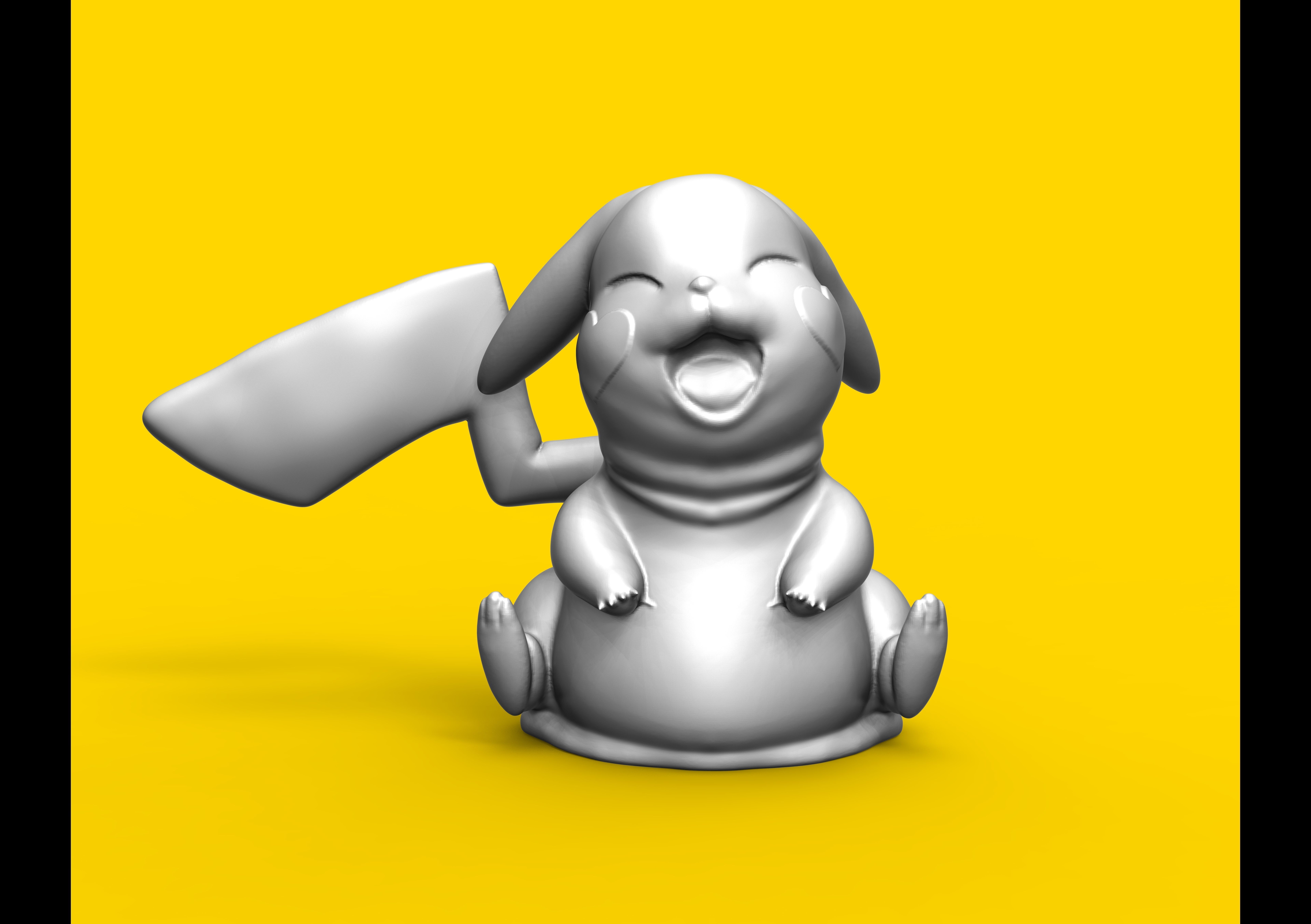 PIKACHU CHUBBY - POKEMON VALENTINES EDITION 3D model 3D printable ...