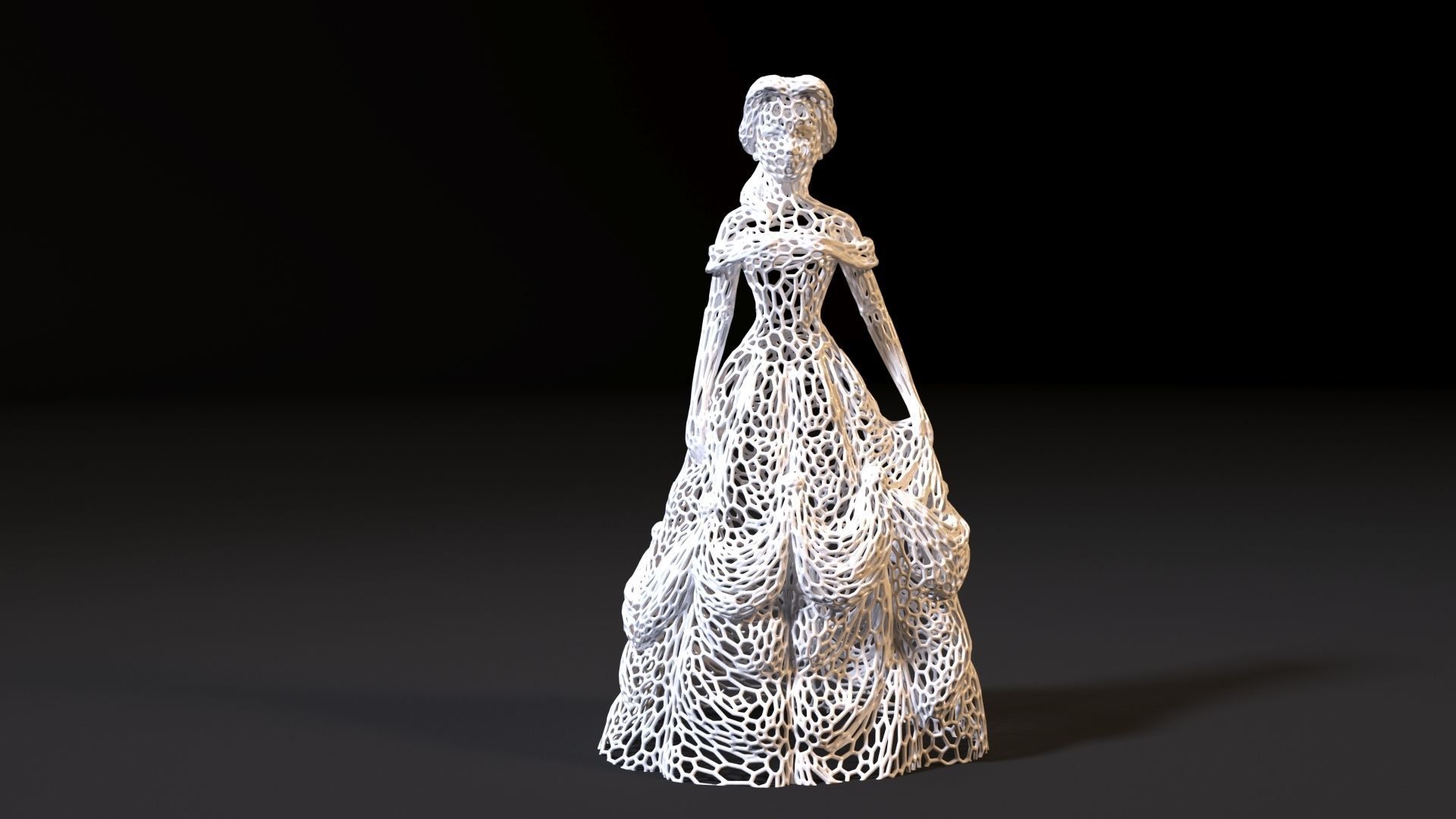 Belle Princess 3D model 3D printable | CGTrader