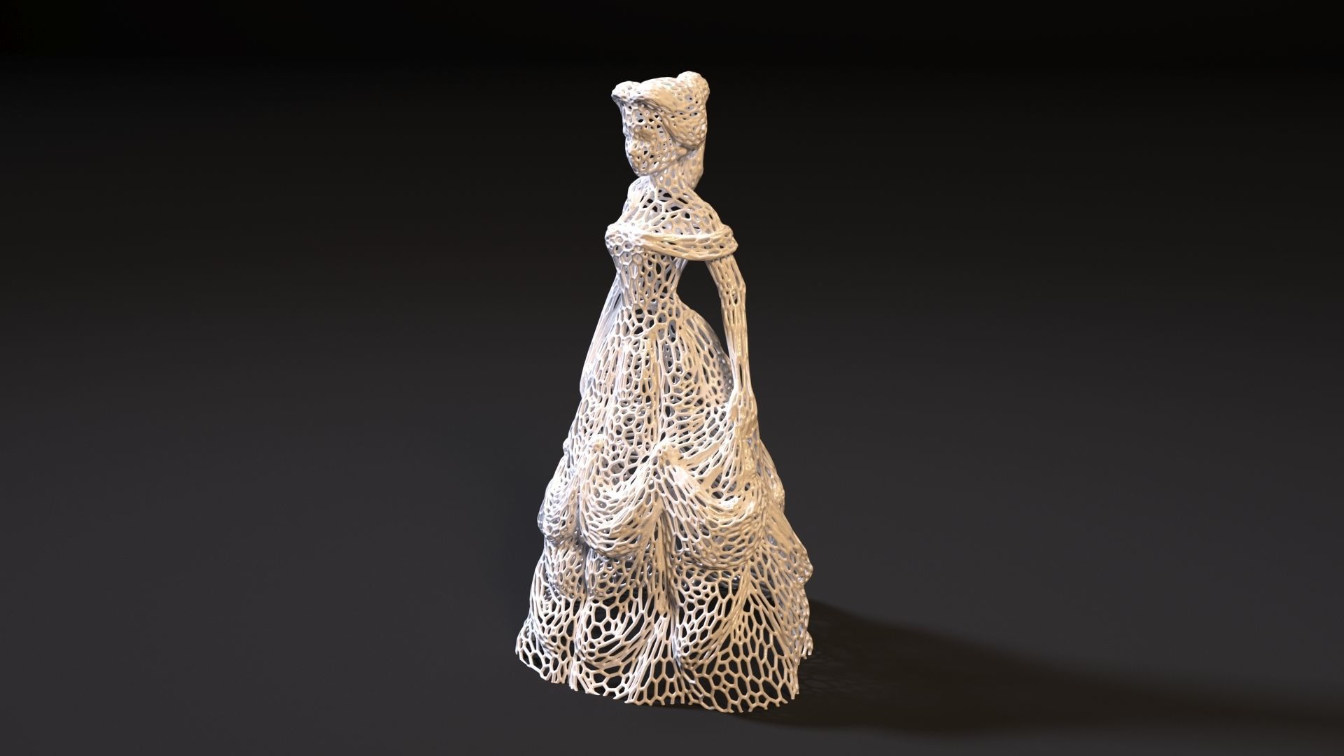 Belle Princess 3D model 3D printable | CGTrader