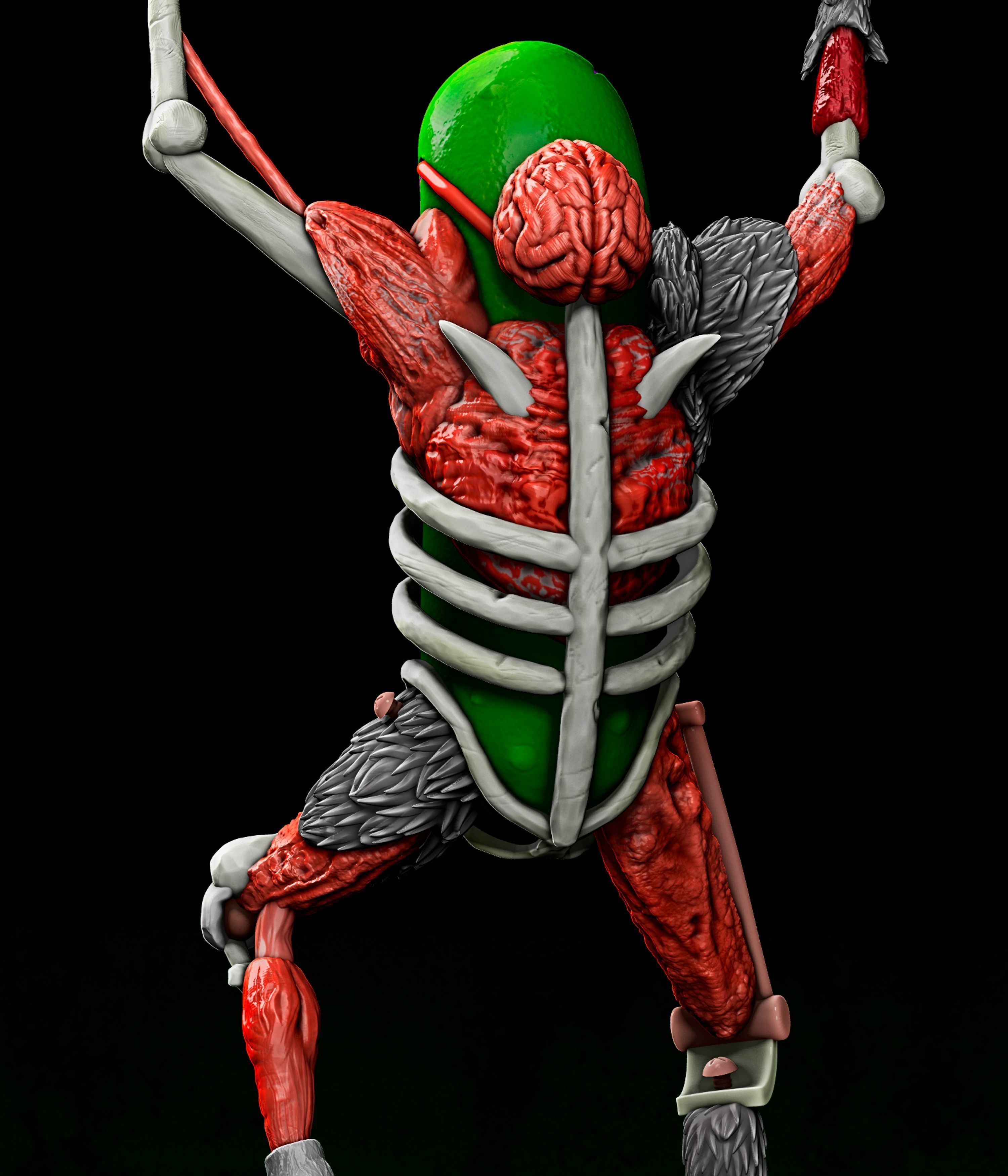 PICKLE RICK 3D Print Model STL 3D print model 3D model 3D printable ...