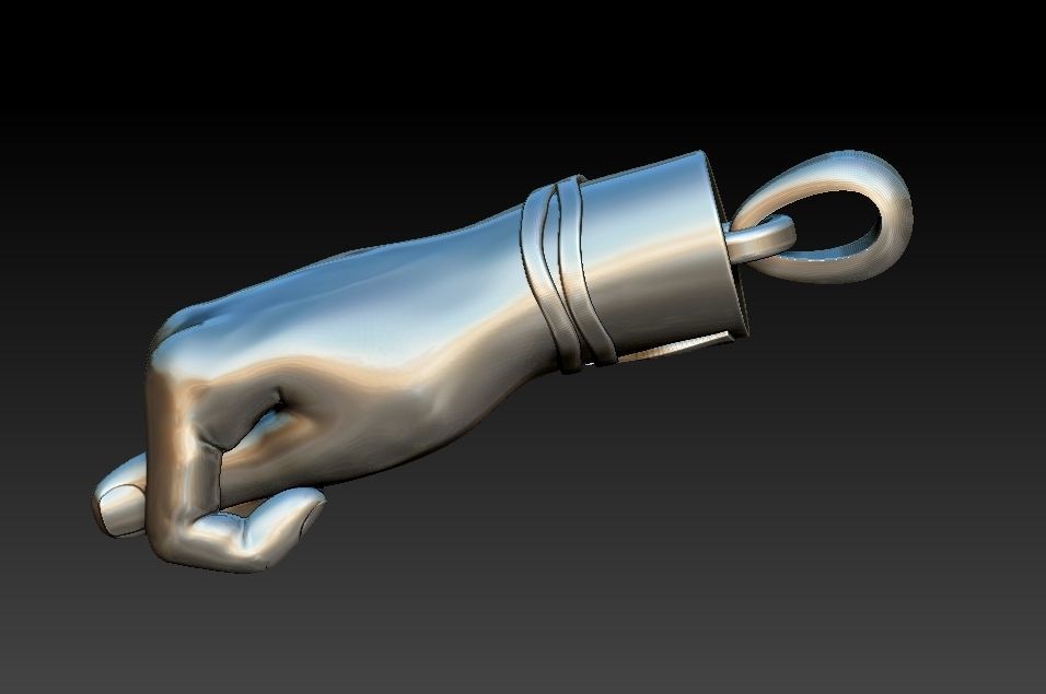Fig Hand Sign - Figa 3D model 3D printable | CGTrader