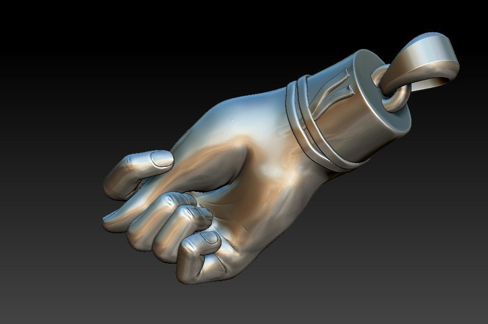 Fig Hand Sign - Figa 3D model 3D printable | CGTrader