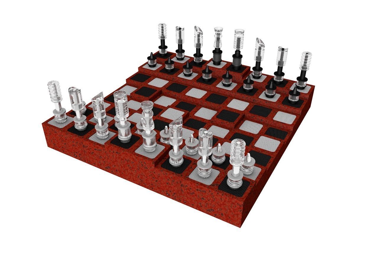 Farscape Crichtons Chessboard 3D model 3D printable | CGTrader