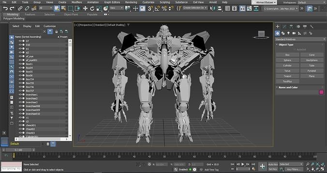 Transformers Starscream High Quality 3Ds Model 3D model | CGTrader