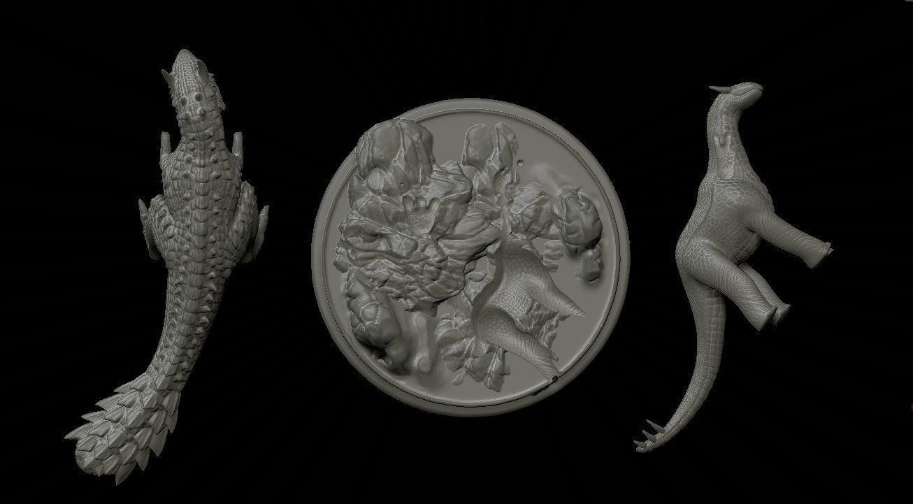 The Dread jaw Grimmsaurs 3D Printing Model 3D model 3D printable | CGTrader