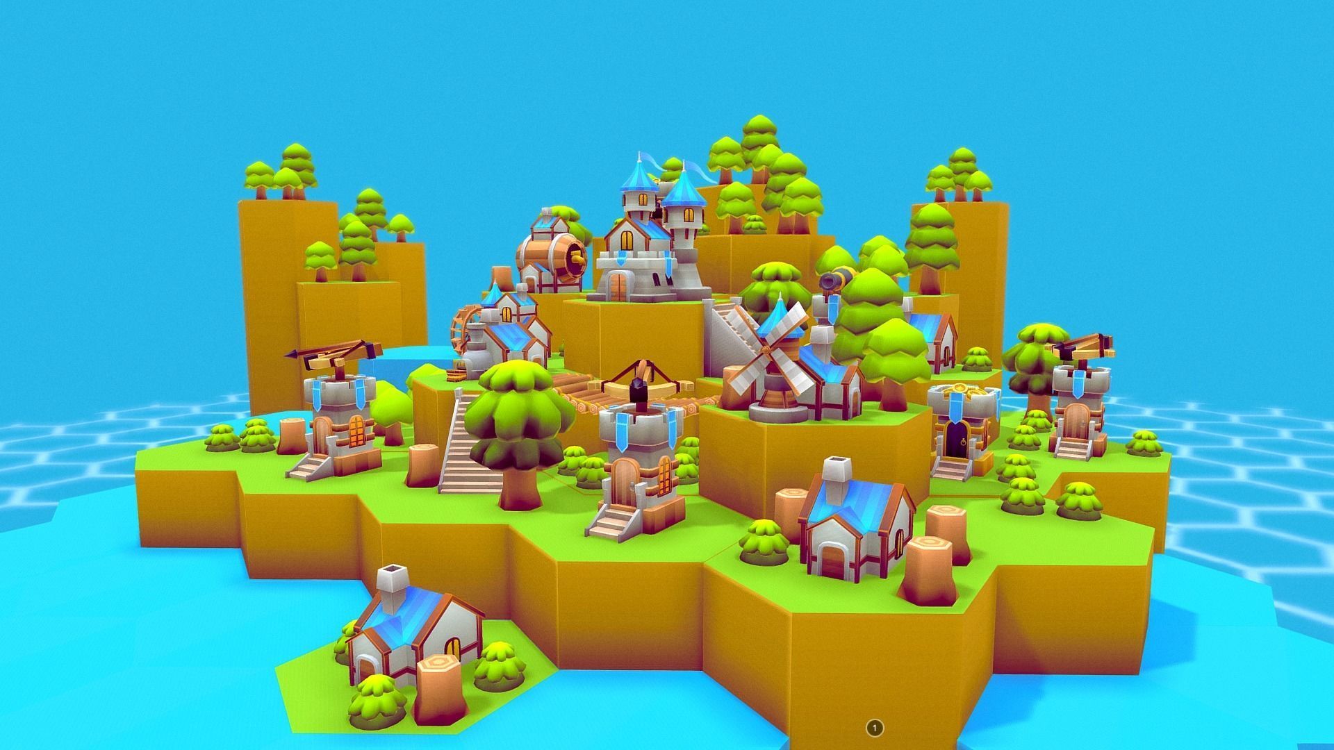 FREE Low Poly Game Assets free VR / AR / low-poly 3D model animated ...