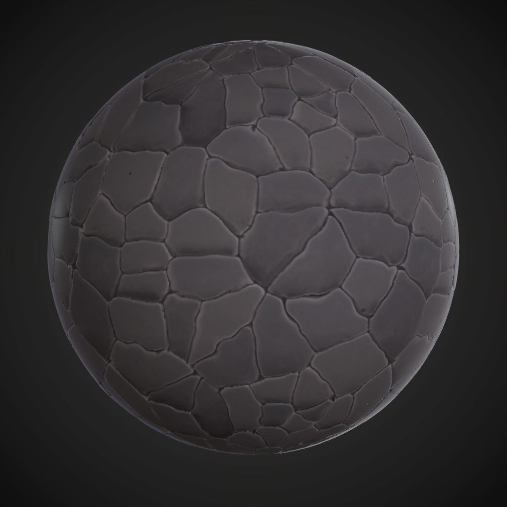 4 Stylized Seamless PBR Cobblestone Texture Texture | CGTrader