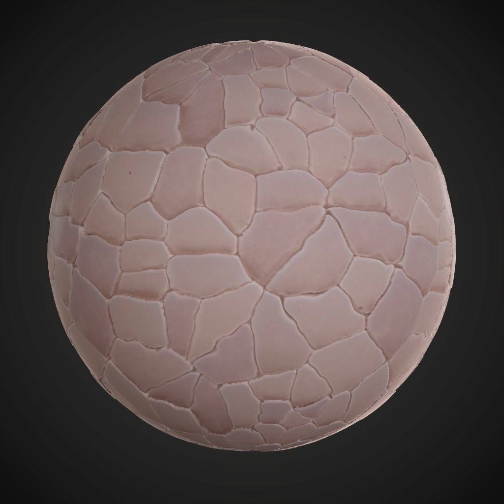 4 Stylized Seamless PBR Cobblestone Texture Texture | CGTrader
