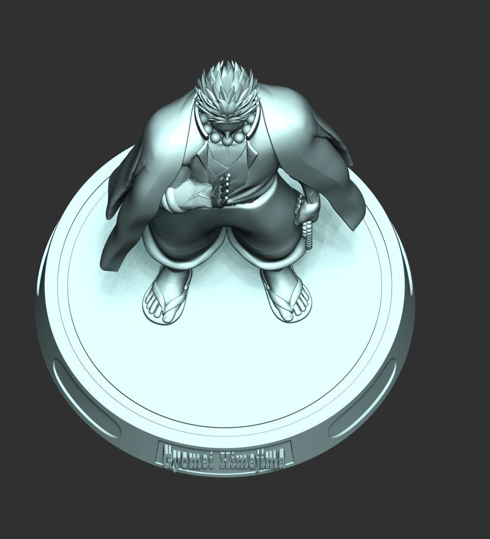 Gyomei Himejima - Demon Slayer 3D model 3D printable | CGTrader