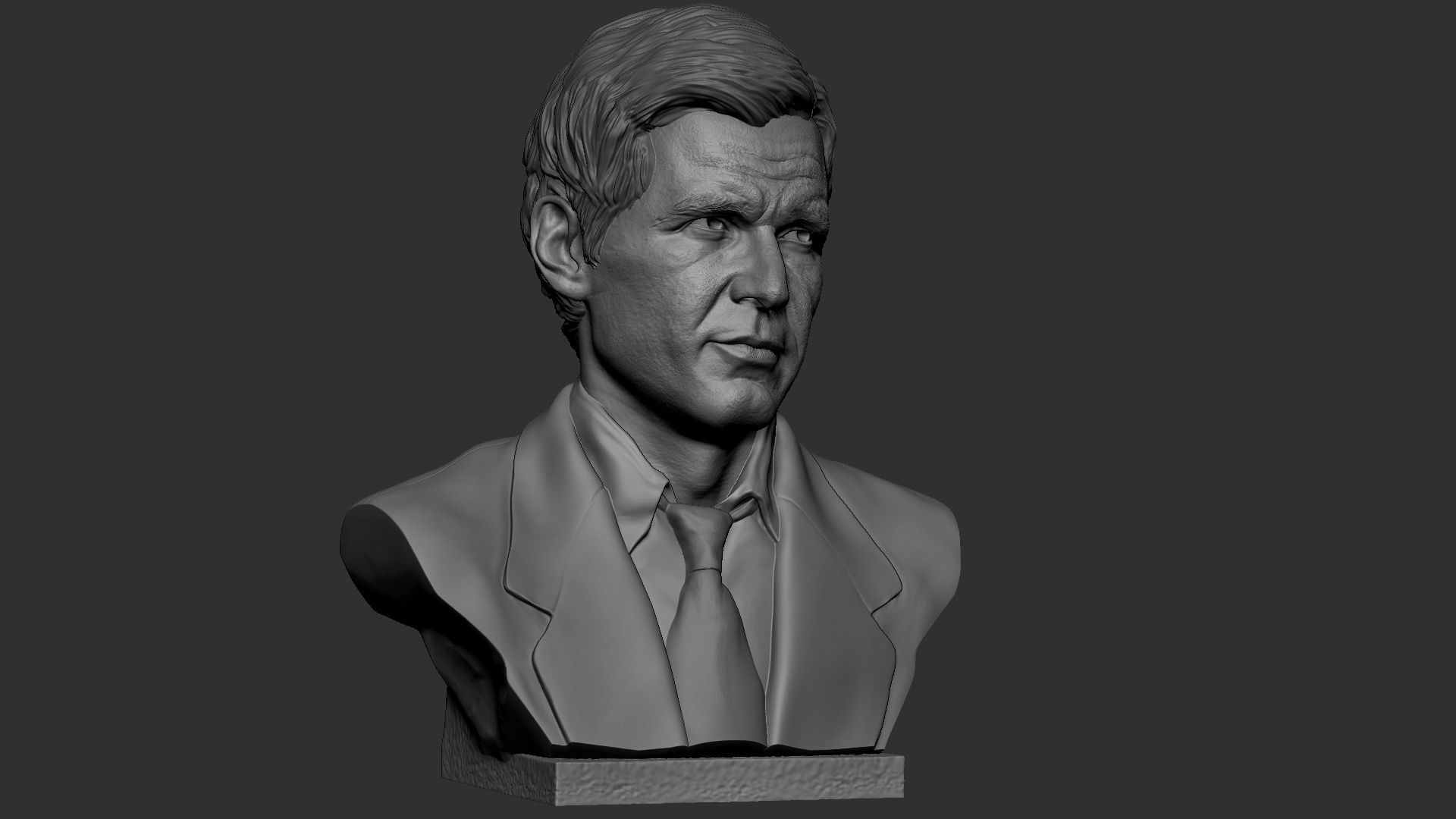 Harrison Ford 3D model 3D printable | CGTrader