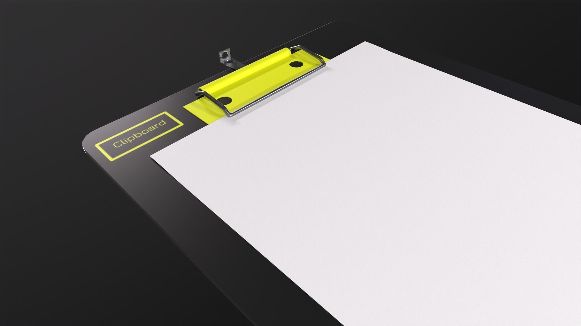 3D model Clipboard 3D Model VR / AR / low-poly | CGTrader