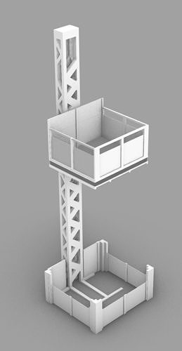 Industrial Lift free 3D model | CGTrader