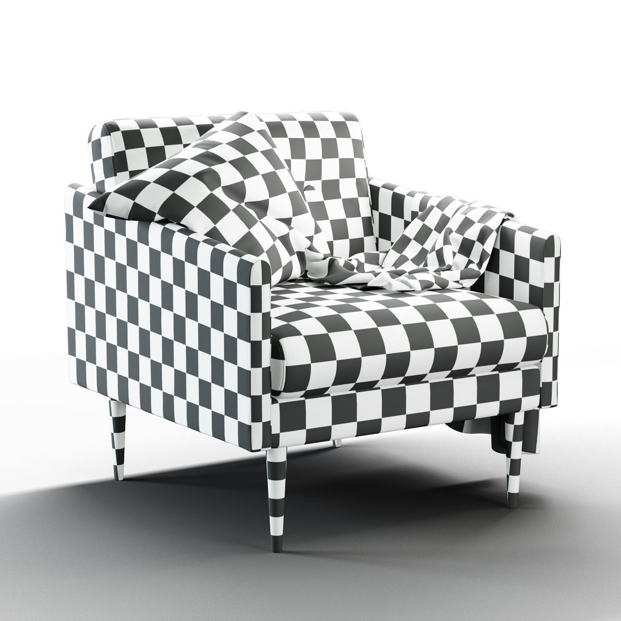 Anton Armchair 3D model | CGTrader