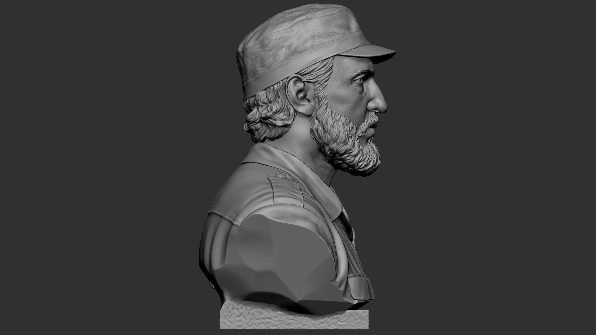 Fidel Castro 3D model 3D printable | CGTrader