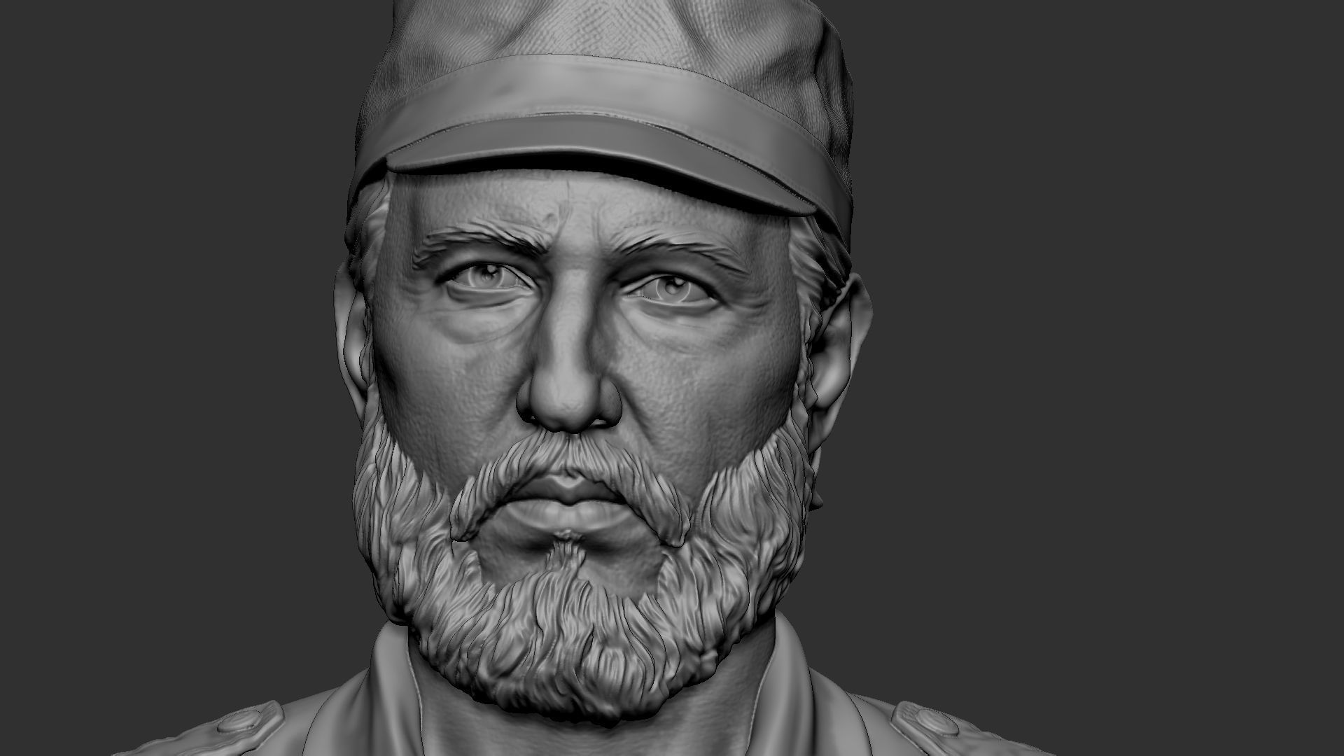 Fidel Castro 3D model 3D printable | CGTrader