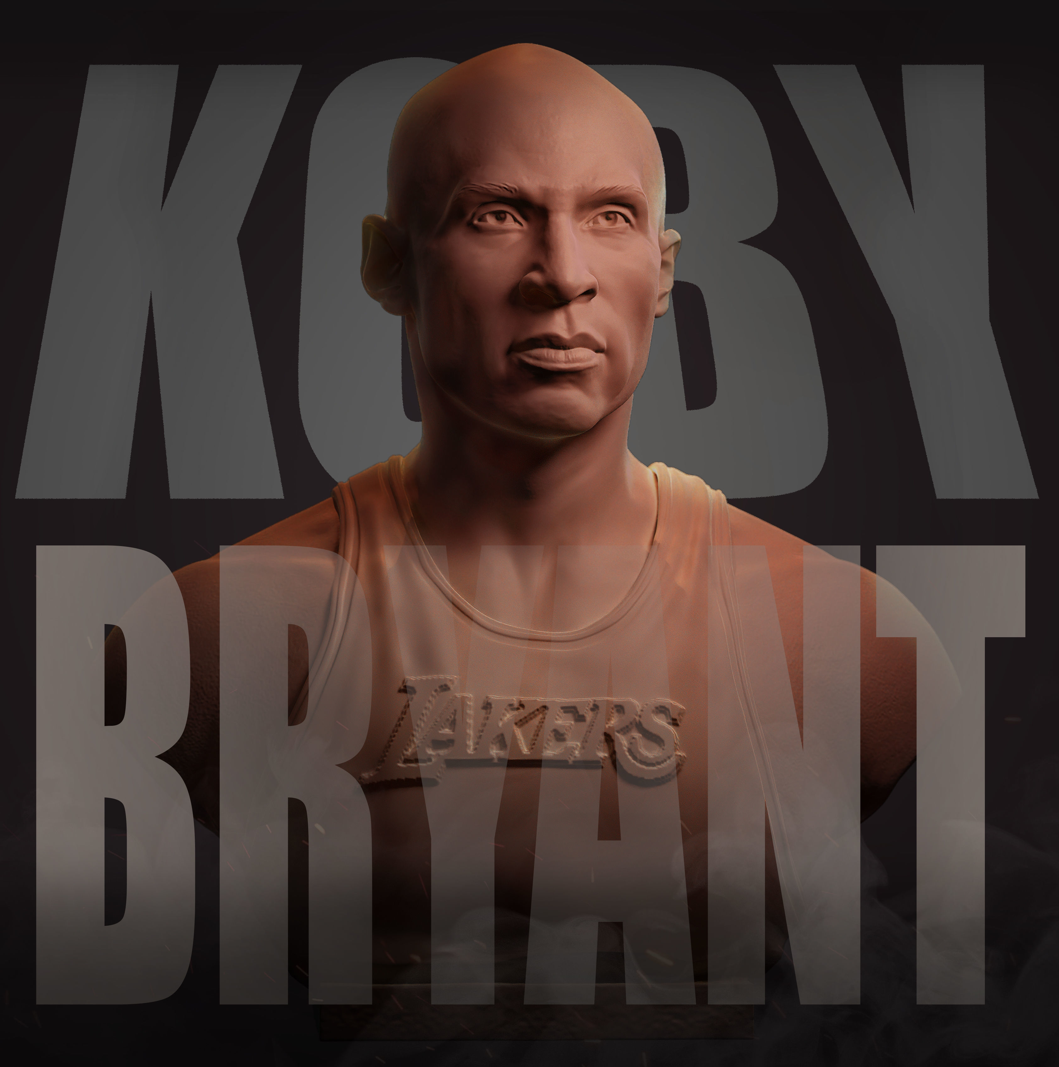 Kobe Bryant 3D model 3D printable | CGTrader