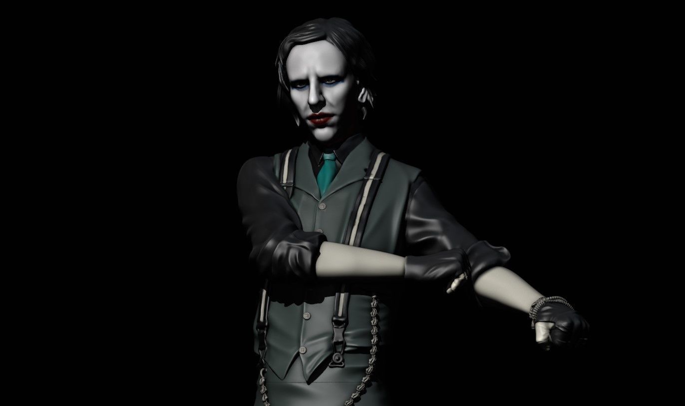 marilyn manson 3D printing 3D model 3D printable | CGTrader