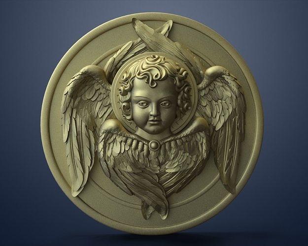 3D model STL Panel angel 3D model | CGTrader