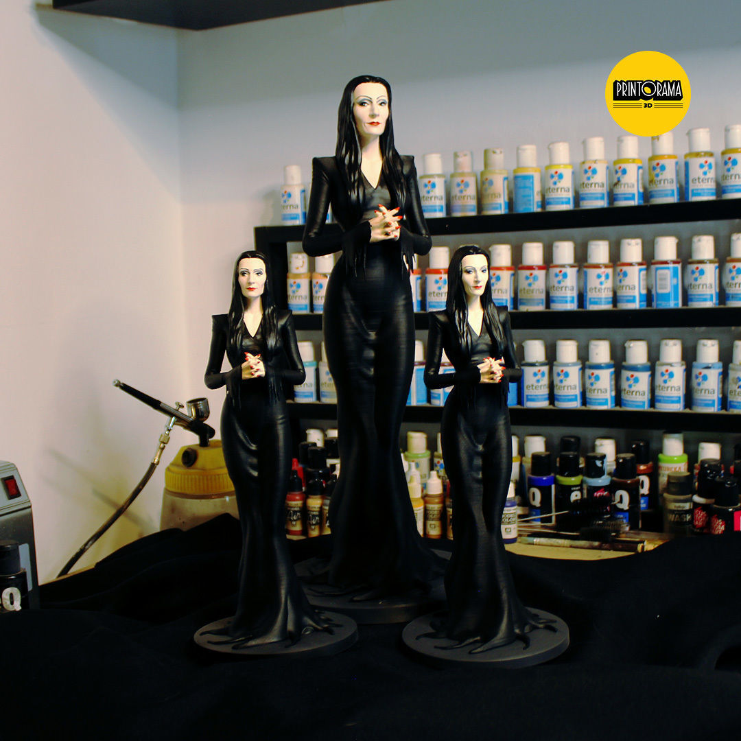 Morticia Addams 3D model 3D printable | CGTrader
