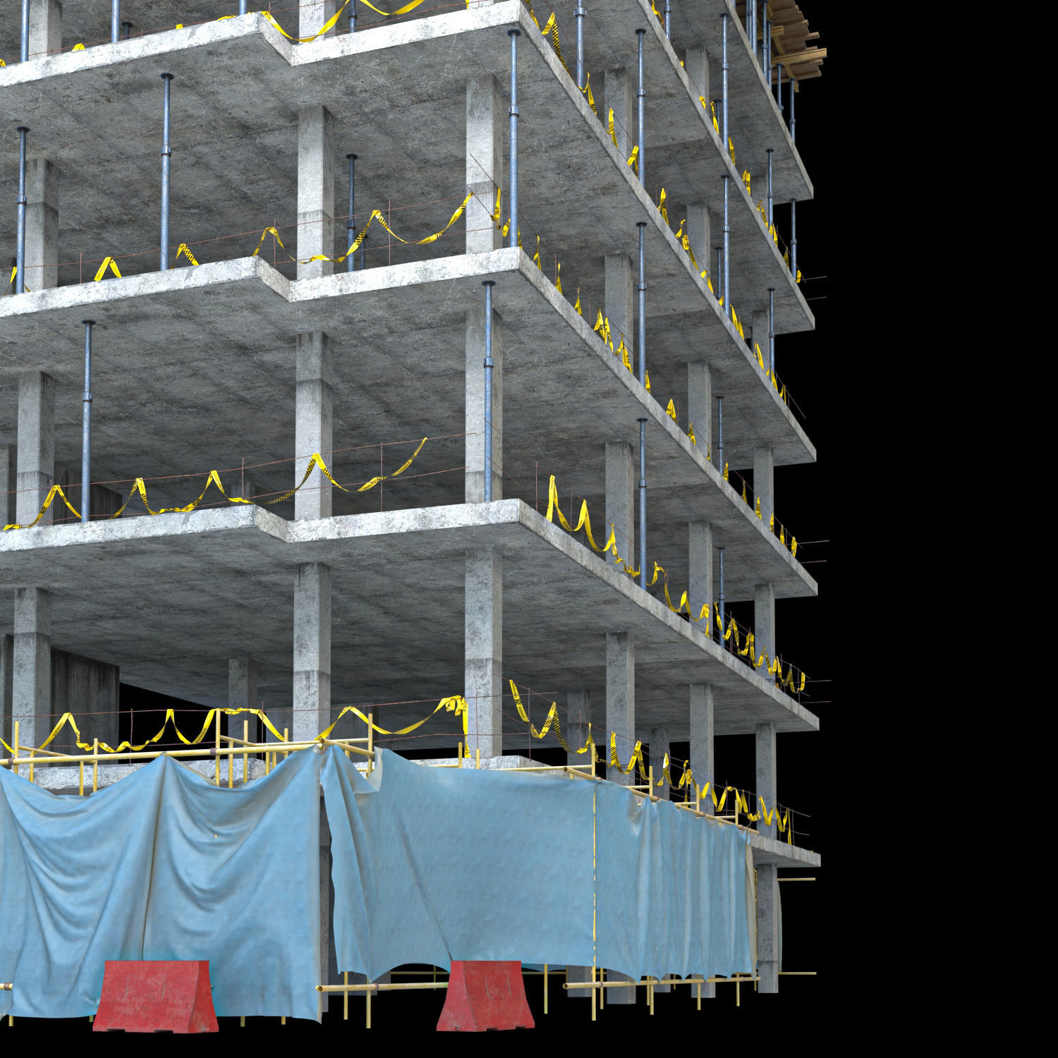 3D model modular Building Vol 07 VR / AR / low-poly | CGTrader