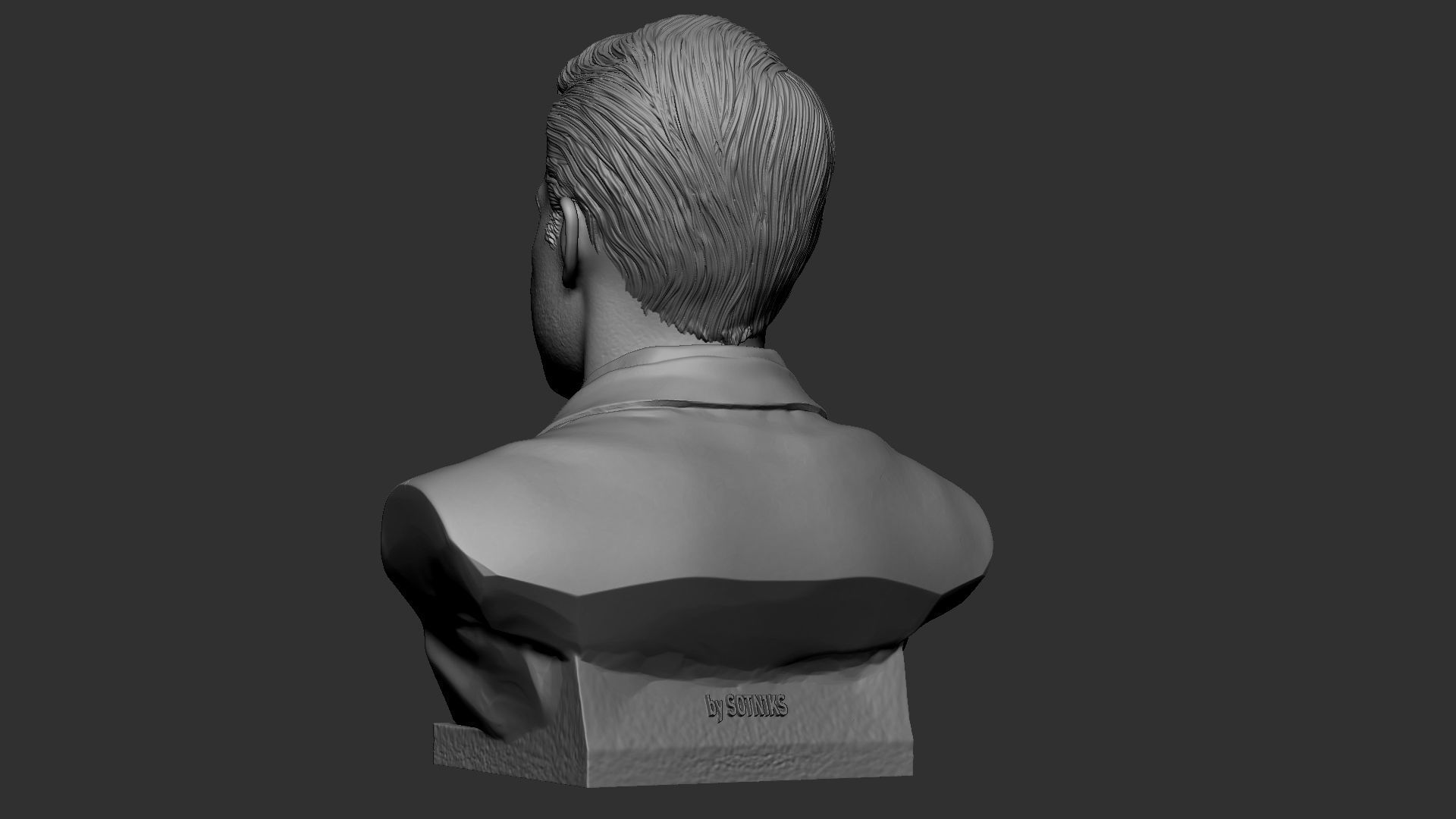Magnus Carlsen 3D model 3D printable | CGTrader