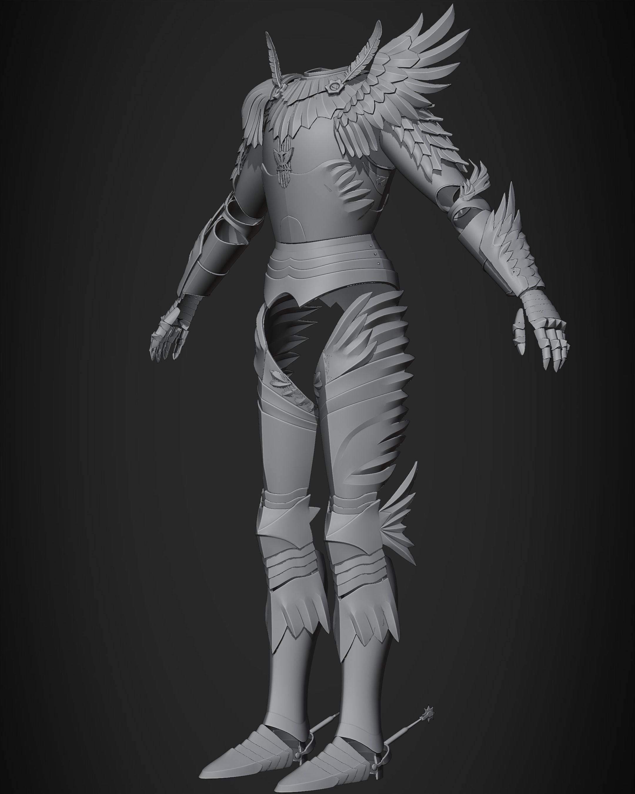 Berserk Griffith Armor for Cosplay 3D model 3D printable | CGTrader
