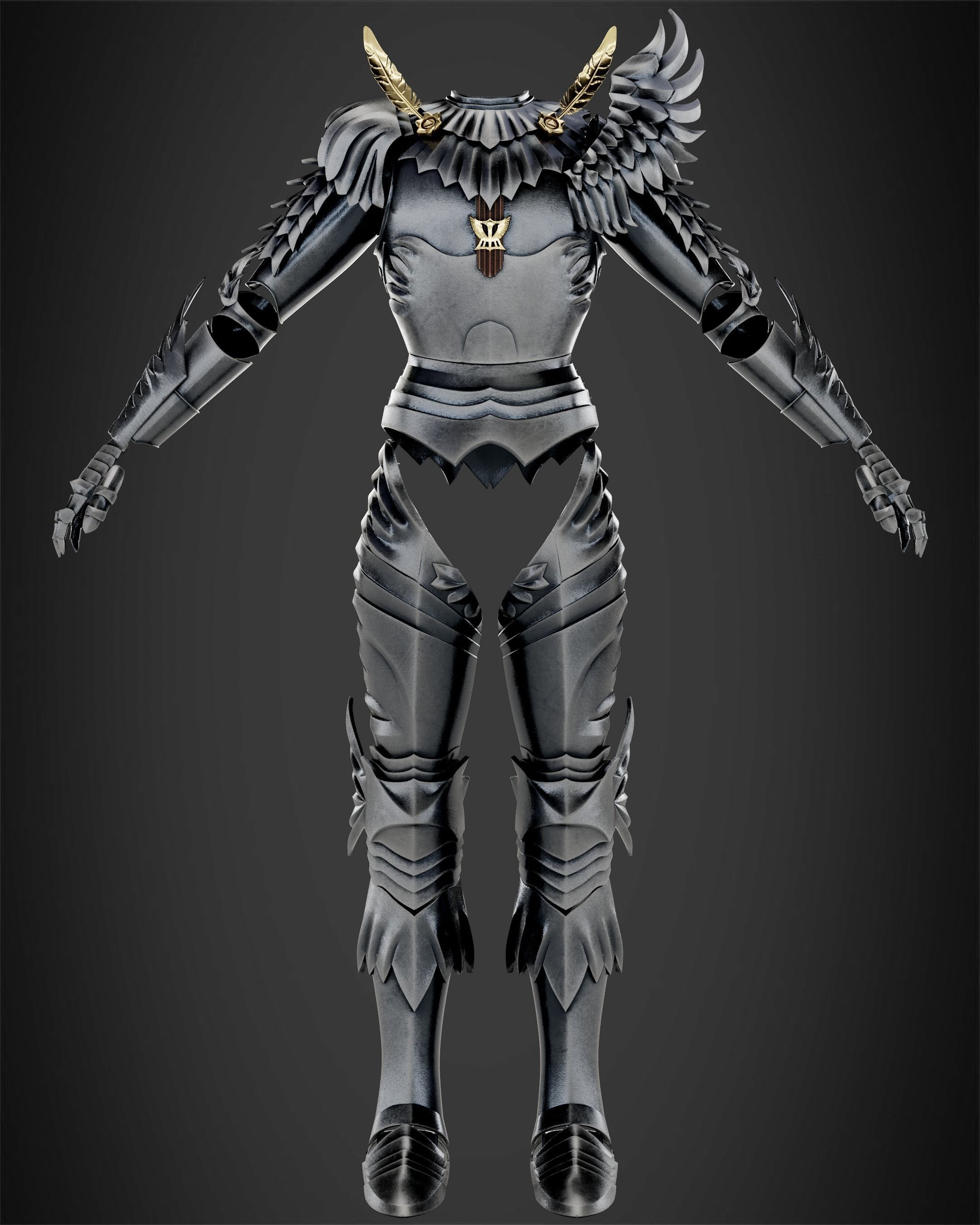 Berserk Griffith Armor for Cosplay 3D model 3D printable | CGTrader