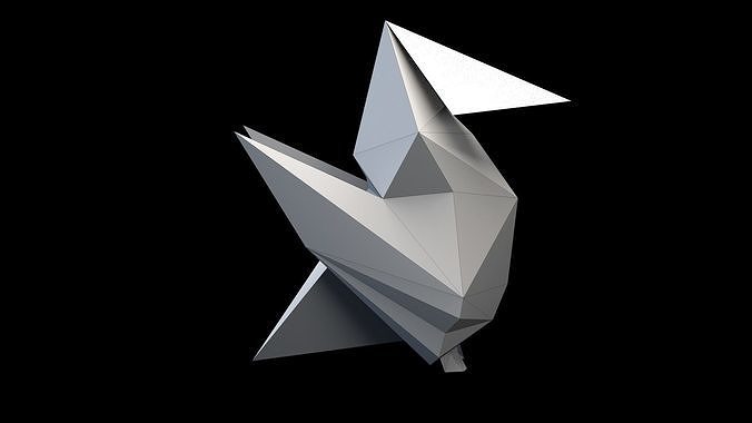 3D model Origami Bird VR / AR / low-poly | CGTrader
