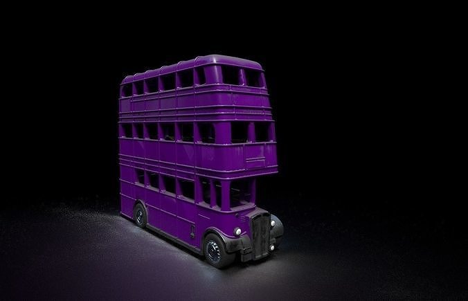 Harr Potter Knight BUs 3d digital download 3D model 3D printable | CGTrader