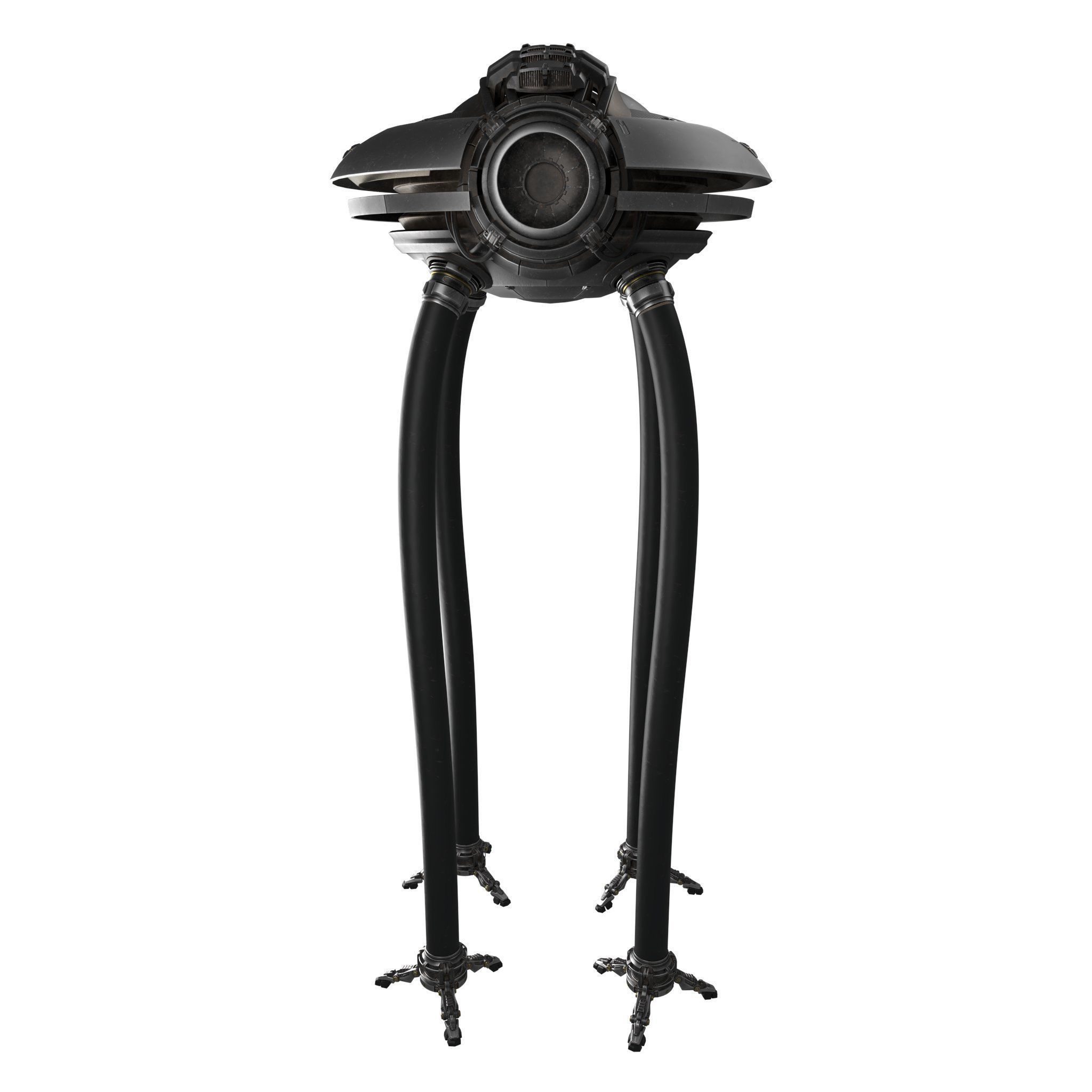 OCTOPUS ROBOTIC MEH 3D model rigged | CGTrader