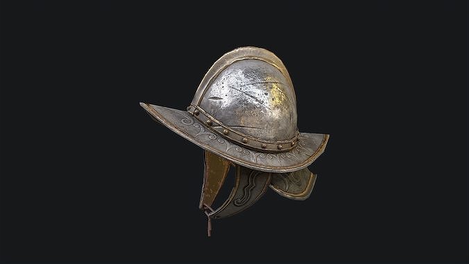 3D model Helmet Conqueror VR / AR / low-poly | CGTrader