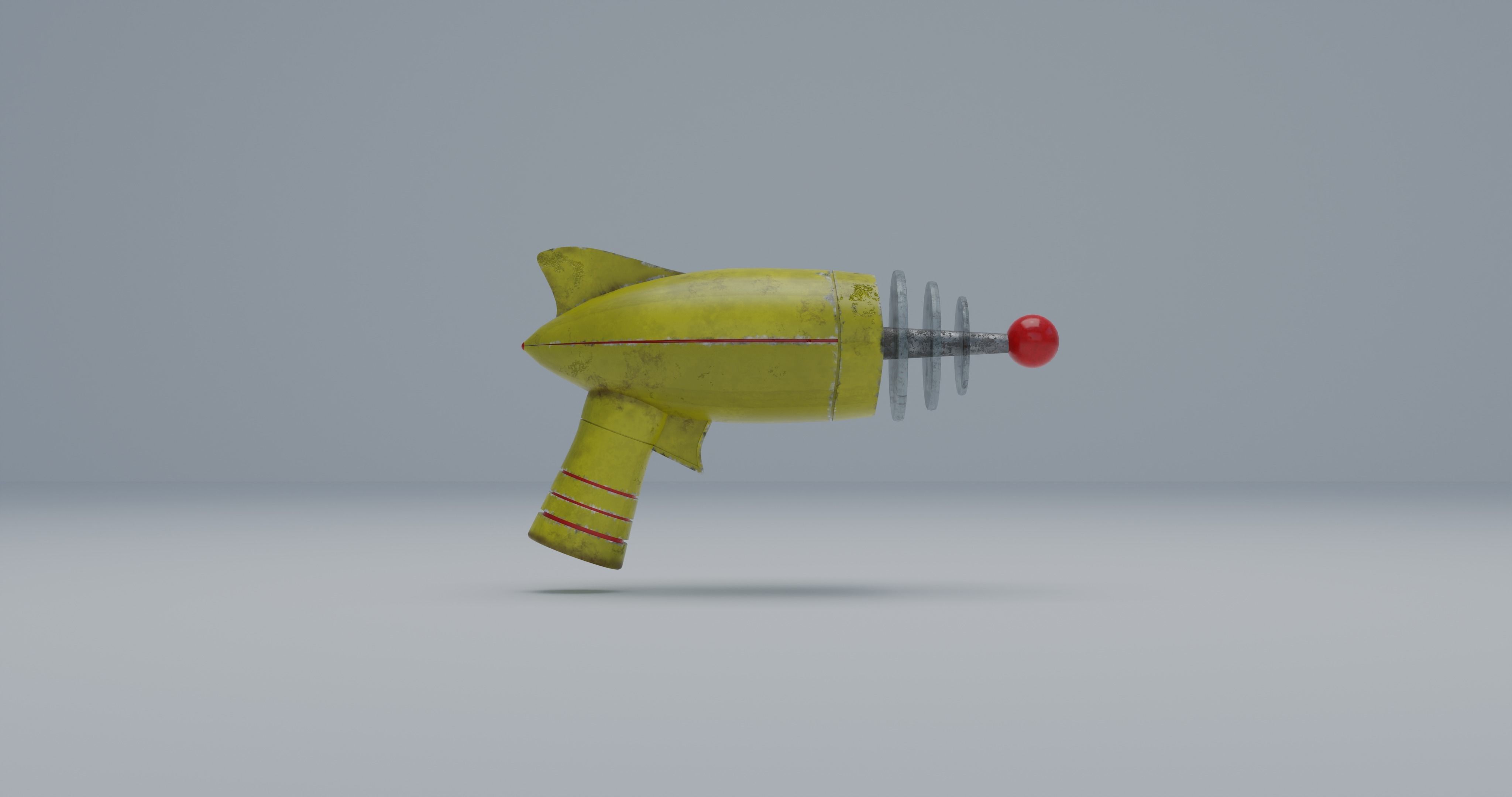 3D model Ray gun with 6 textures low poly VR / AR / low-poly | CGTrader