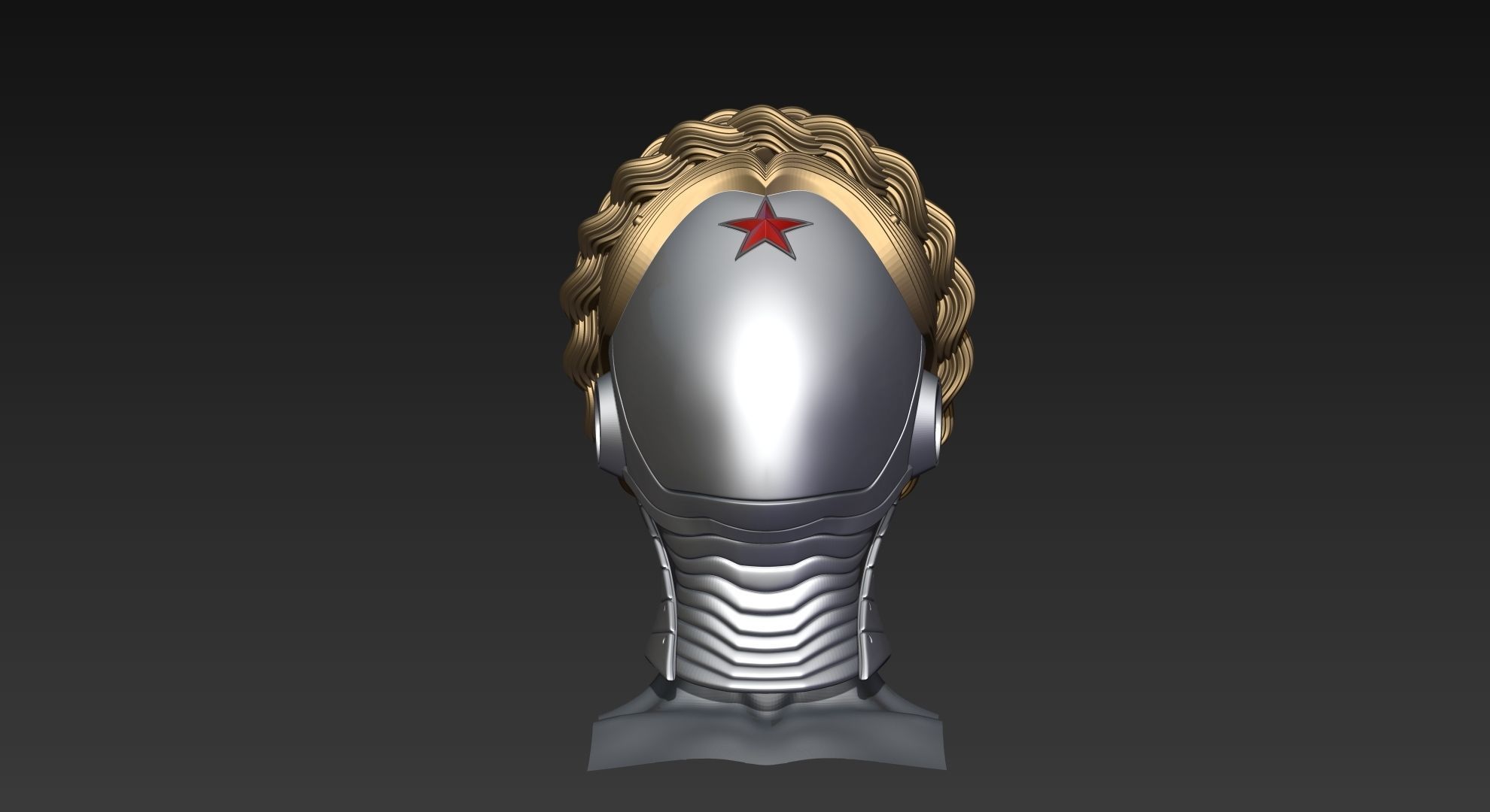 Atomic Heart Robotic Twins Mask 3D model 3D printable | CGTrader