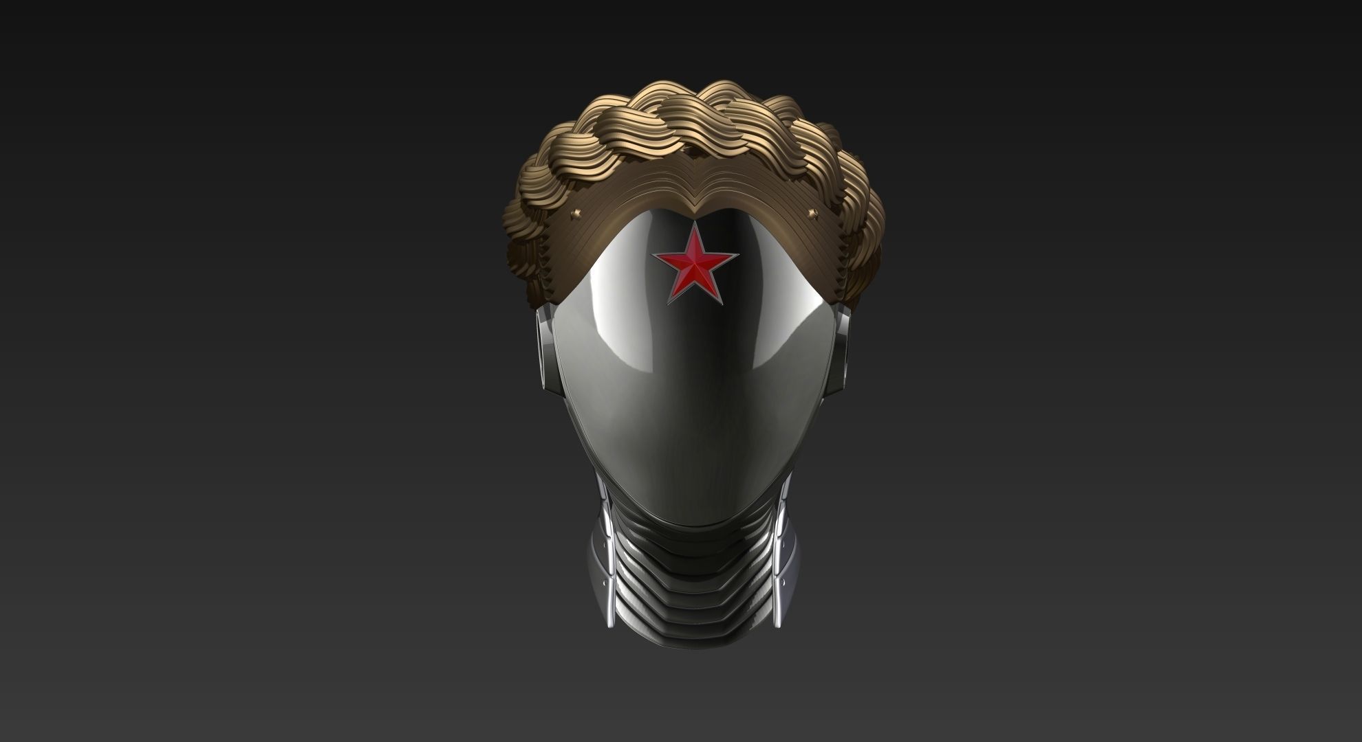 Atomic Heart Robotic Twins Mask 3D model 3D printable | CGTrader