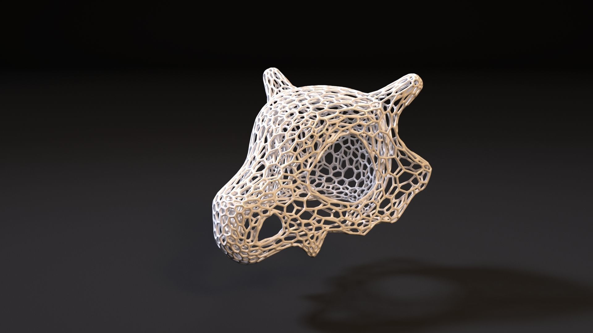 Cubone Pokemon Skull 3D model 3D printable | CGTrader