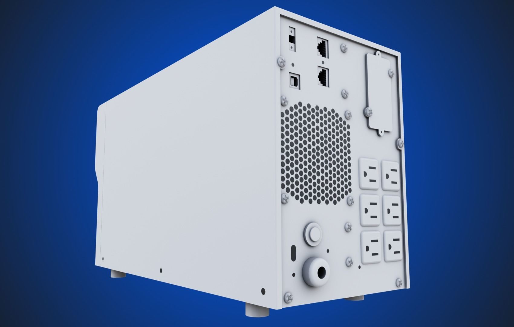 3D model Uninterruptible Power Supply - UPS Vertiv VR / AR / low-poly ...