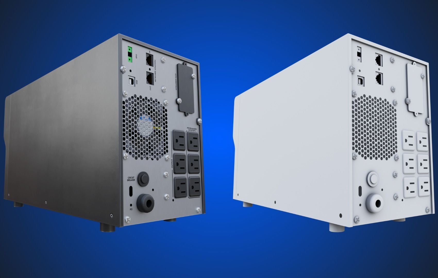 3D model Uninterruptible Power Supply - UPS Vertiv VR / AR / low-poly ...