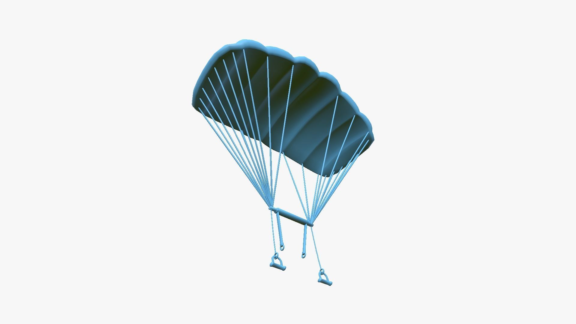 3D model Parachute A07 Digital Camouflage - Character Accessories ...