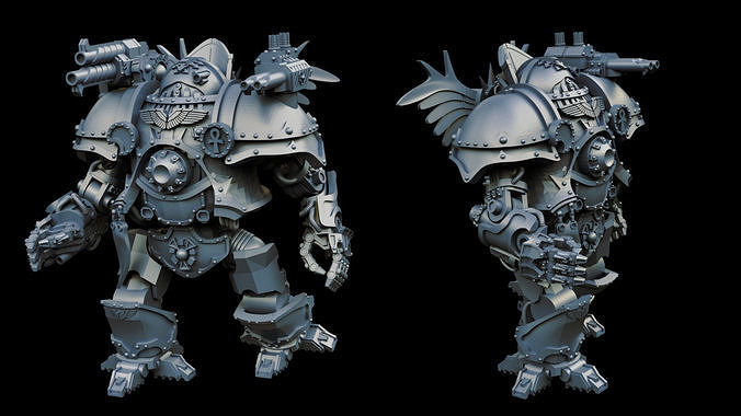 War machine battle automaton Sci Fi Wargames Proxy 3D model 3D ...