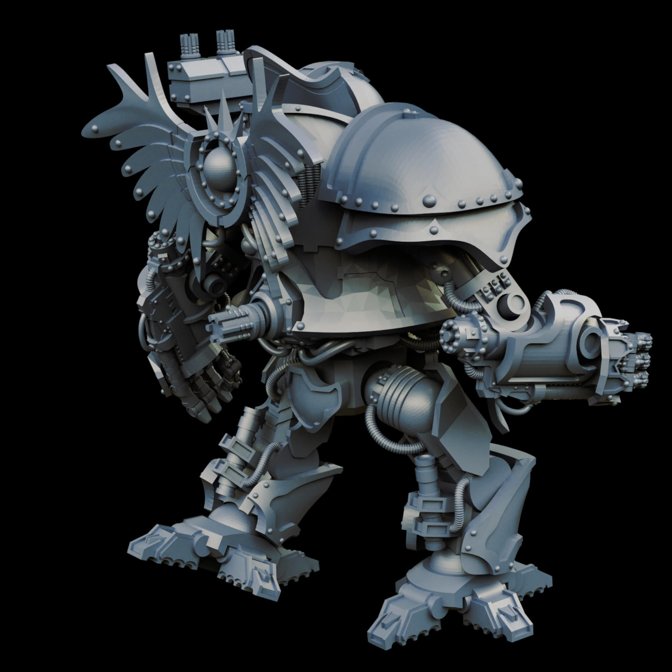 War machine battle automaton Sci Fi Wargames Proxy 3D model 3D ...