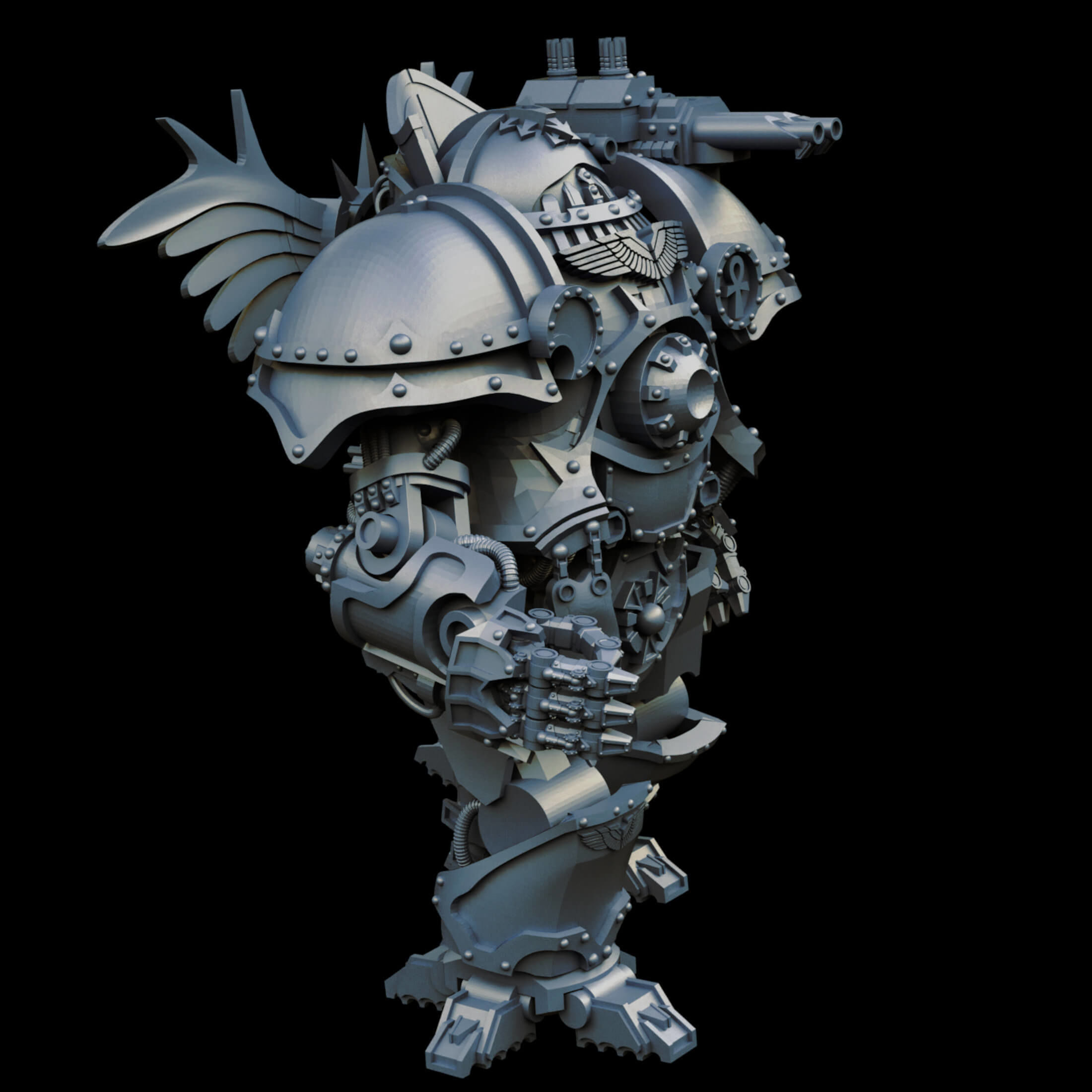 War machine battle automaton Sci Fi Wargames Proxy 3D model 3D ...